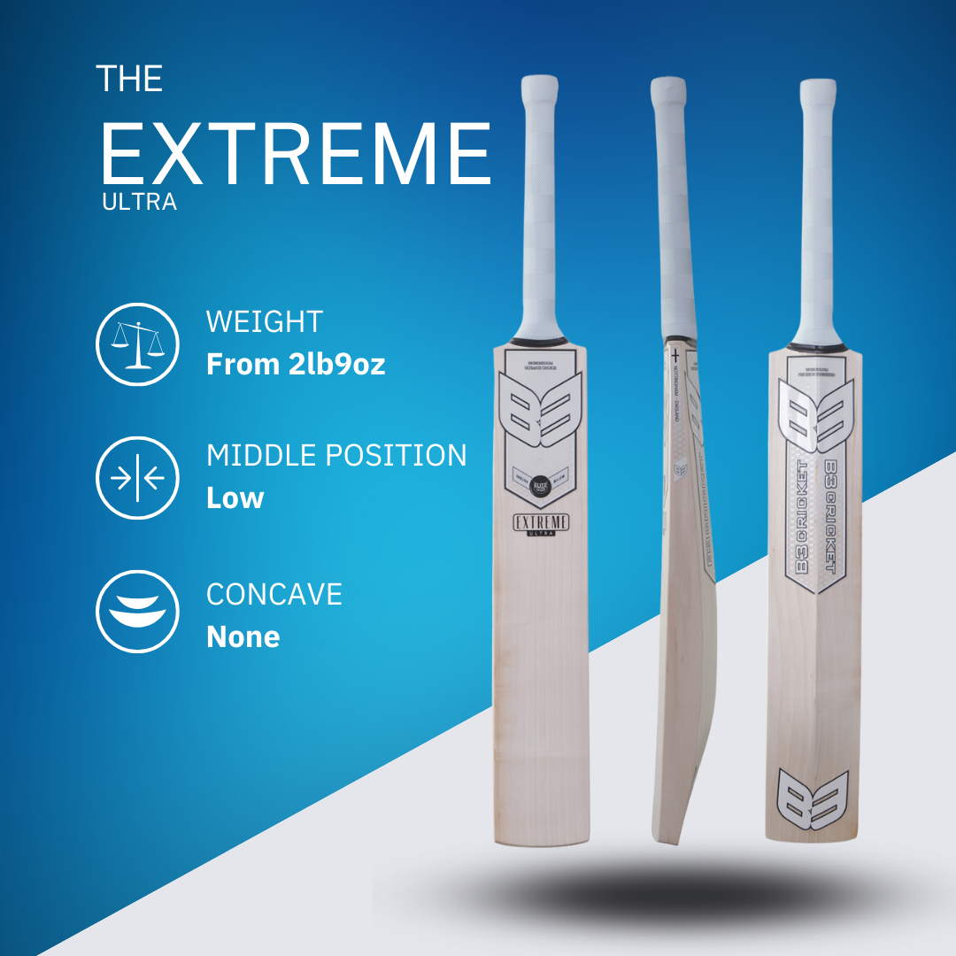 Extreme Adult Cricket Bat – B3 Cricket | Finest English Willow Cricket Bats