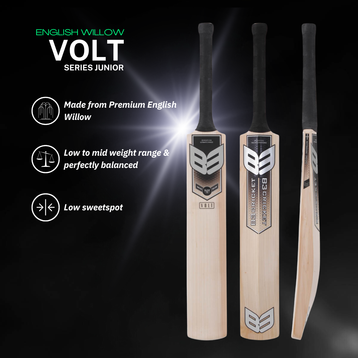Volt Junior Cricket Bat – English Willow Cricket Bats